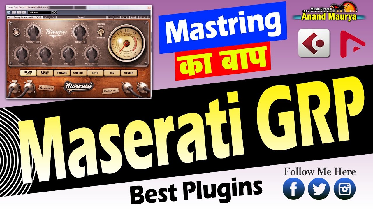 आ गया Mastring का बाप Maserati GRP Best Plugins #anand_maurya - YouTube