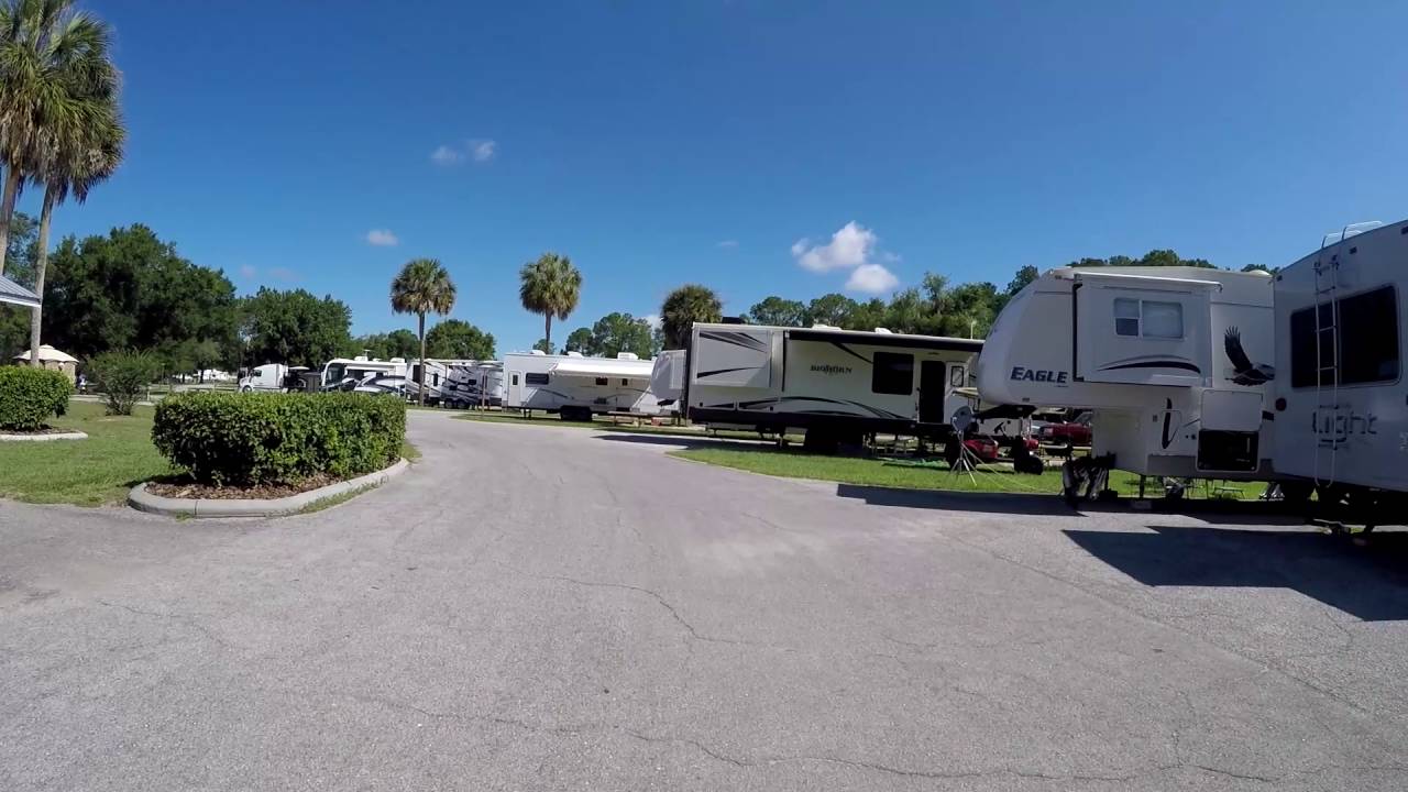 Orlando RV Resort Stroll - RV Vacation - YouTube
