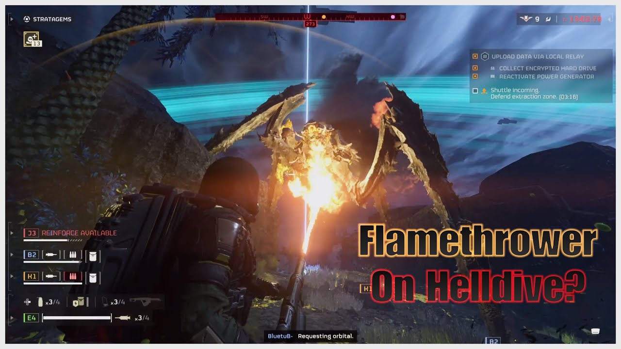Can The Flamethrower Cook On Helldive? | Helldivers II (2) - YouTube