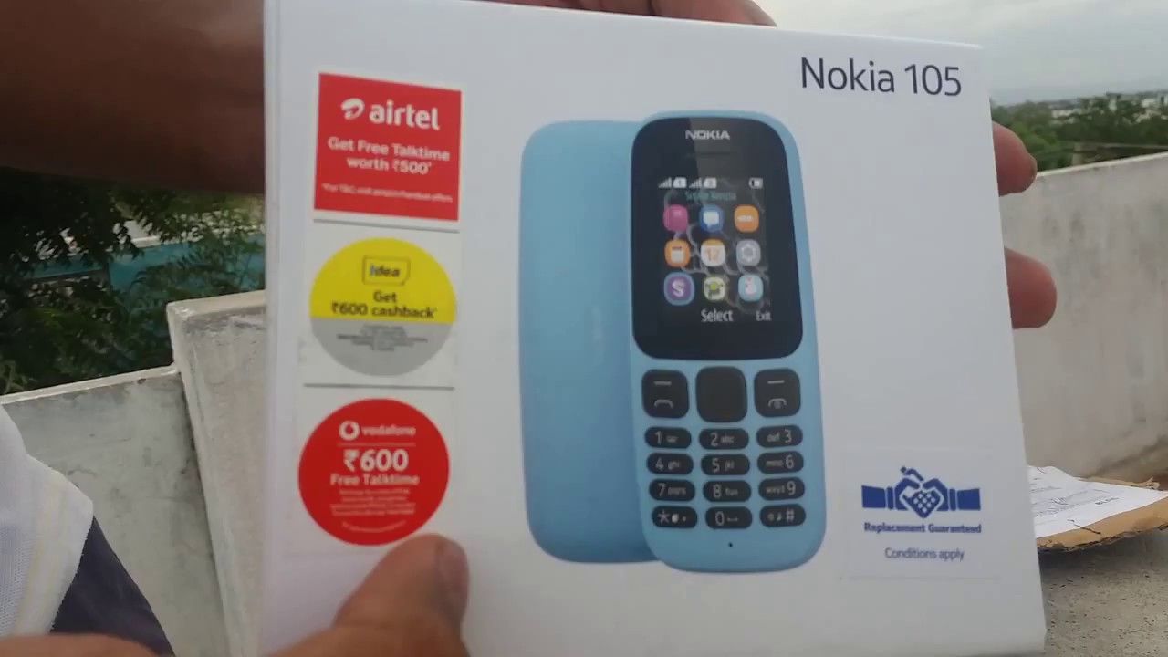 Nokia 105 unboxing - YouTube