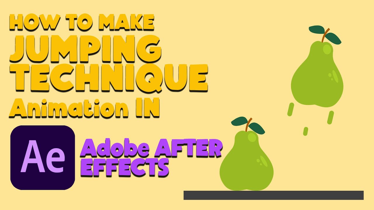 TUTORIAL ADOBE AFTER EFFECTS - JUMPING TECHNIQUE ANIMATION - YouTube