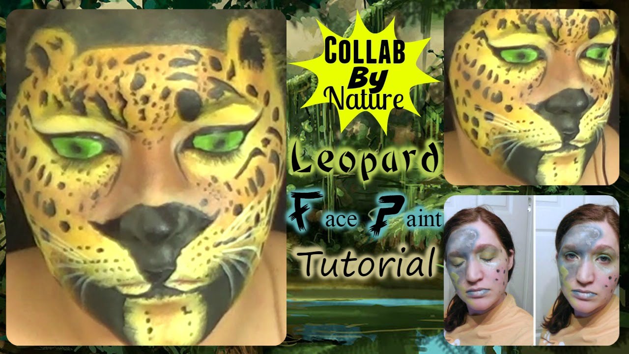 Leopard Face Paint Tutorial :Collab by Nature with BowsAndNails ...