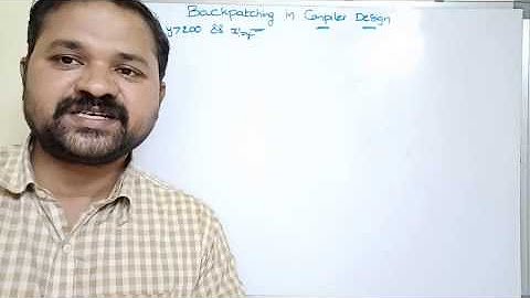 "Backpatching in compiler design" by Sudhakar Atchala and more - YouTube