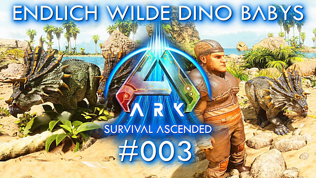 Ark: Survival Ascended wilde Dino Babys ASA deutsch gameplay - YouTube