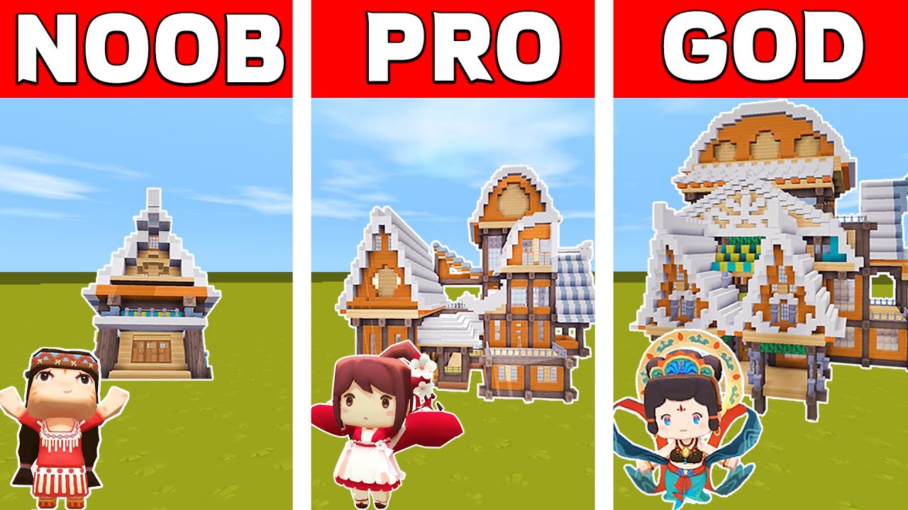 Mini World: Nini vs. Hua Xiaolou vs. Fairy, Peak Building Challenge ...