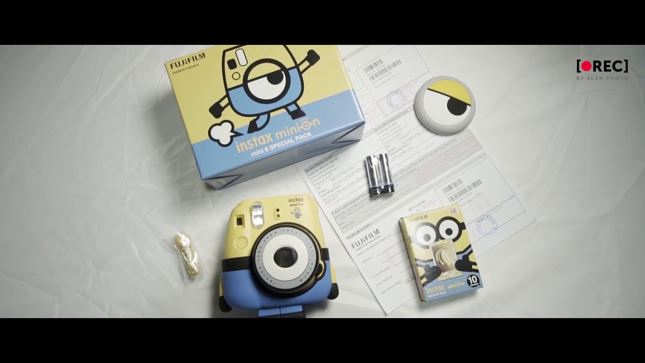 Fujifilm Instax Mini 8 Minion - YouTube