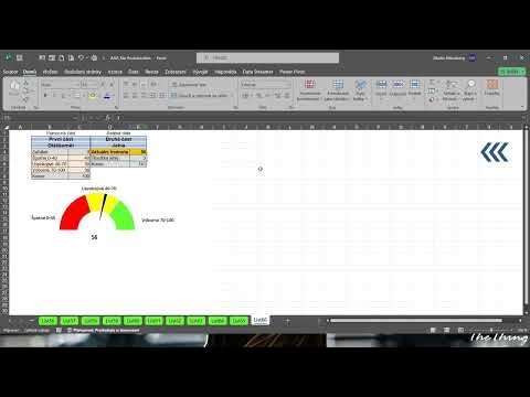 EXCEL - Tachometr graf v EXCELu - YouTube