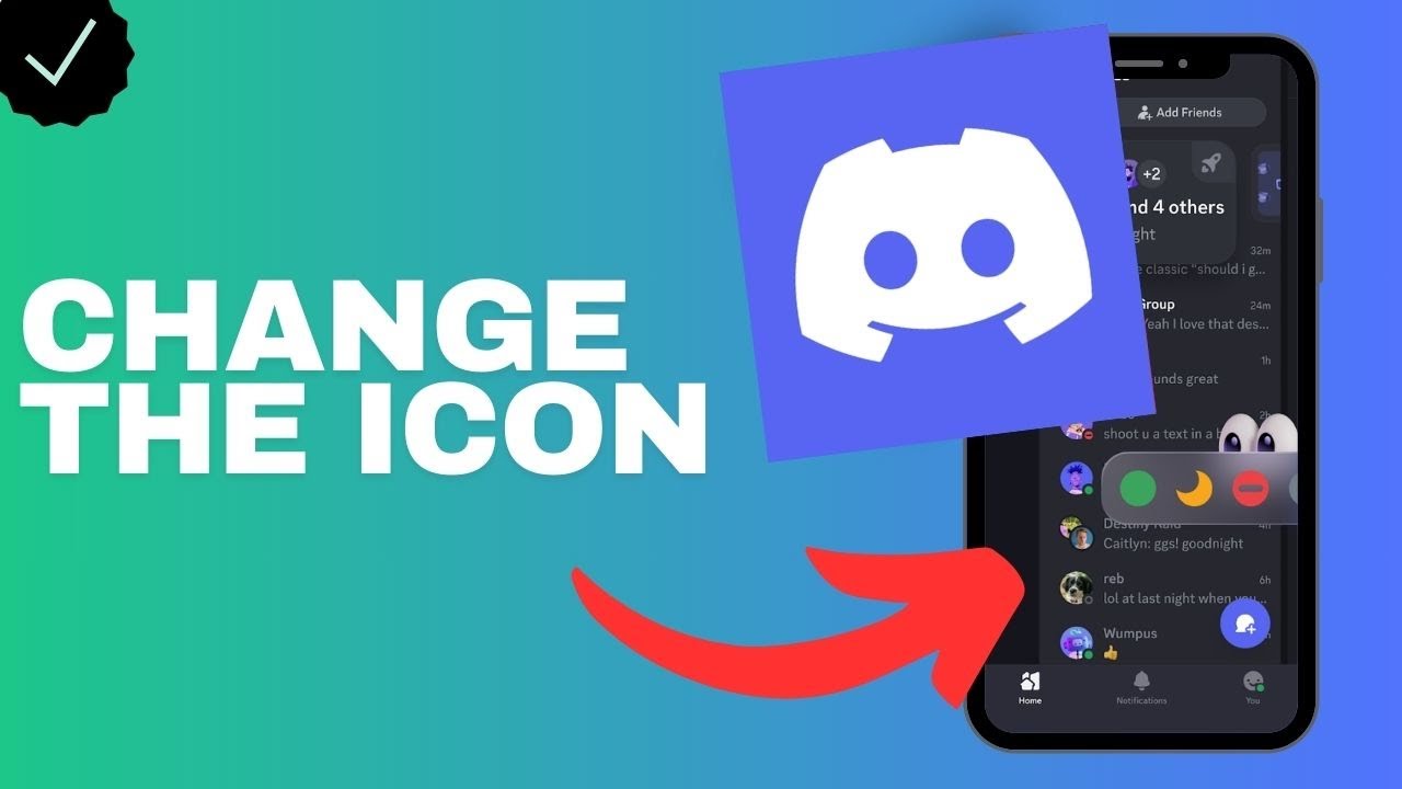 How to change the icon of the Discord app? - YouTube