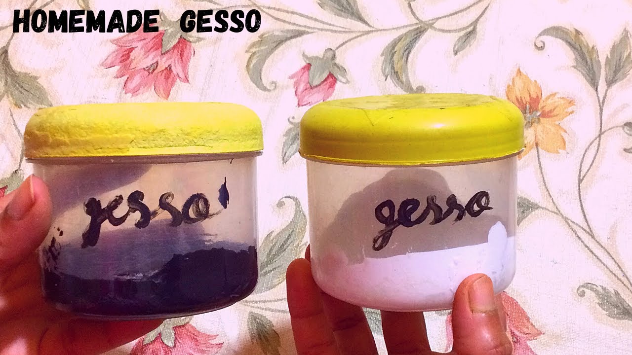 How To Make Gesso | DIY Gesso | Homemade Gesso - YouTube