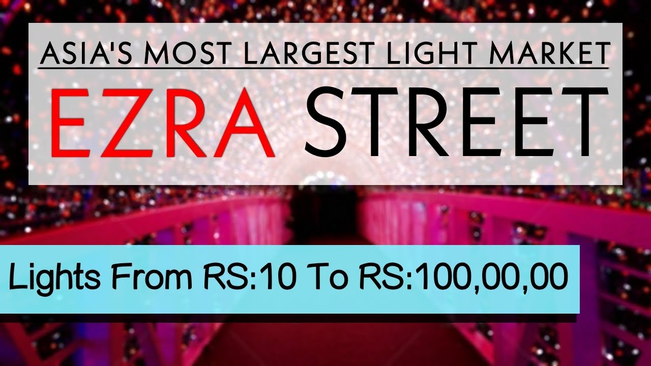 Kolkata's Biggest Light market Vlog | Ezra street Light market | Diwali ...