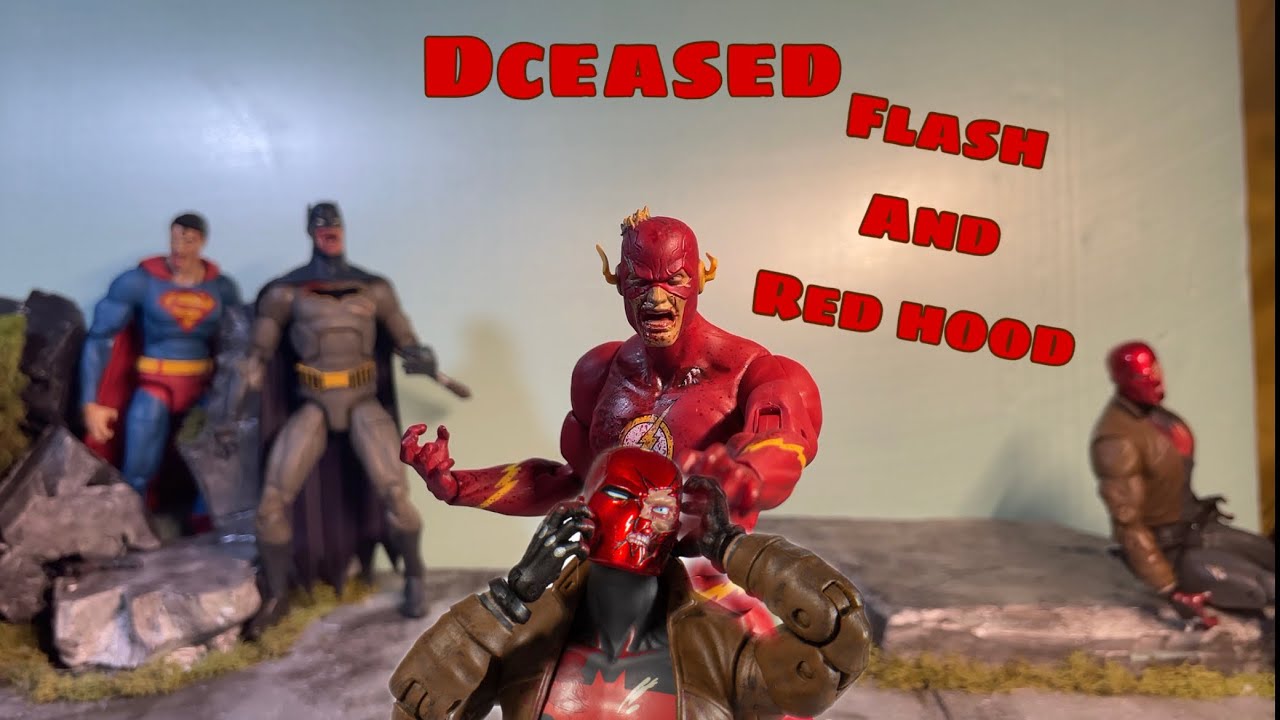 Deceased Red hood & flash figure review - YouTube
