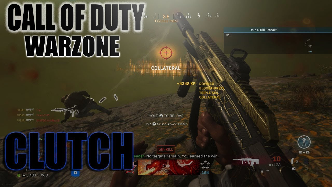 Call of Duty Modern Warfare Warzone Clutch! - YouTube