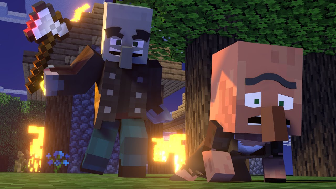 A good deed by the baby homeless Villager. #shorts, #minecraftanimation ...