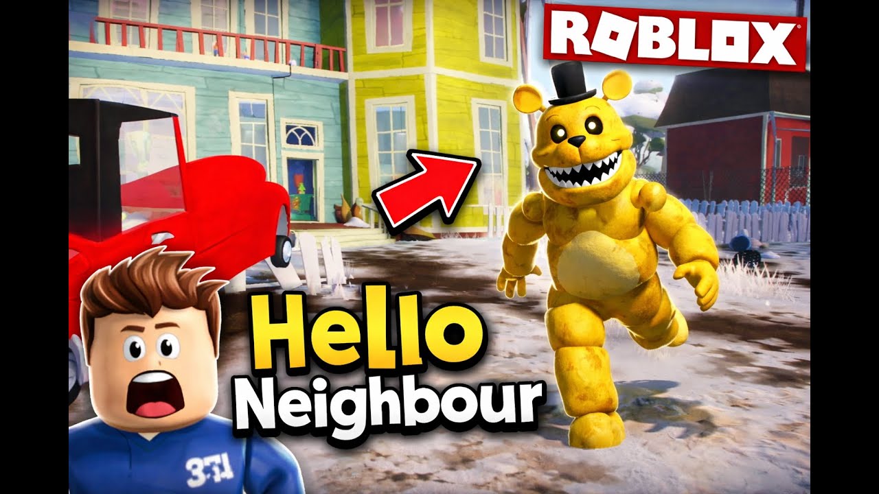 HELLO NEIGHBOUR ROBLOX IS SCARY 😱 - YouTube