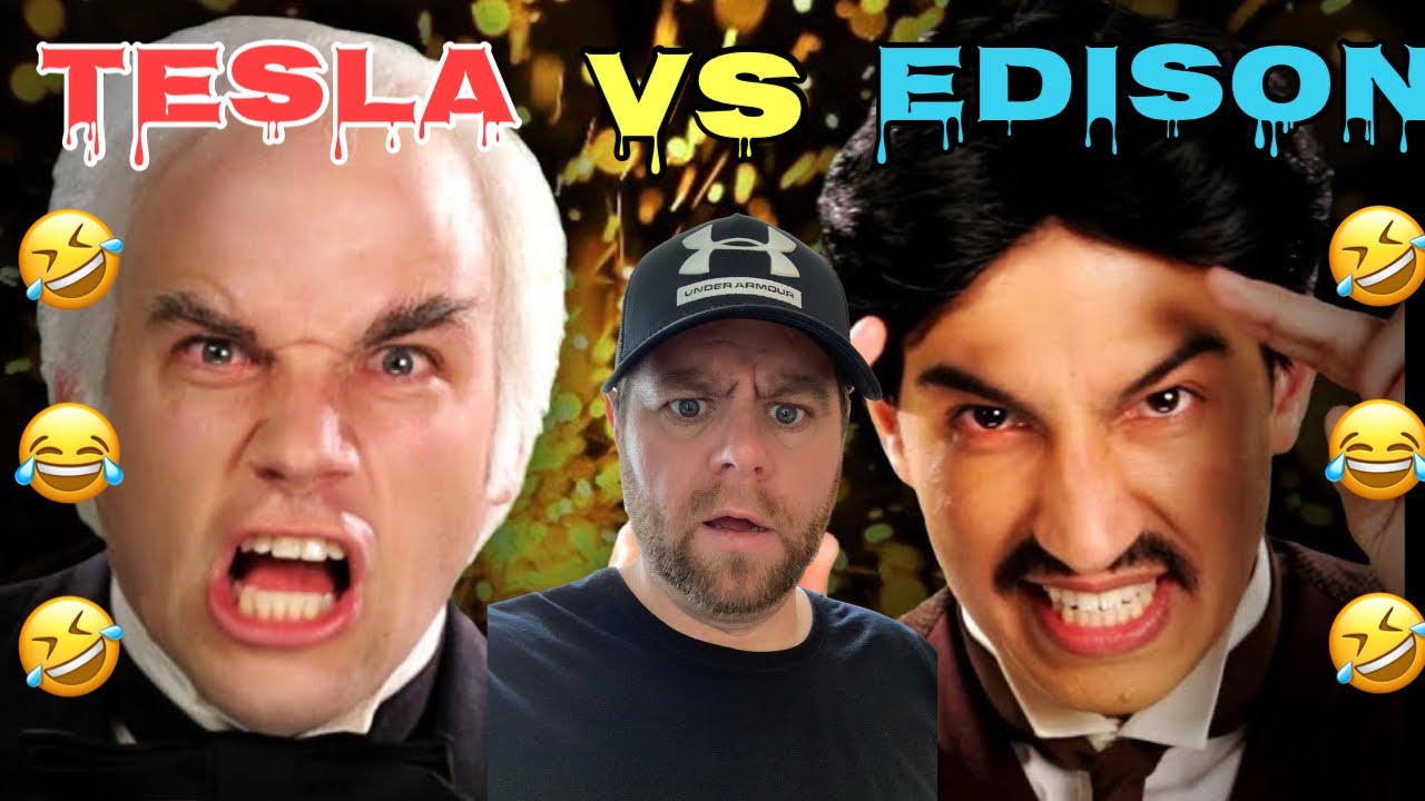 Nikola Tesla vs Thomas Edison. Epic Rap Battles of History (Reaction ...