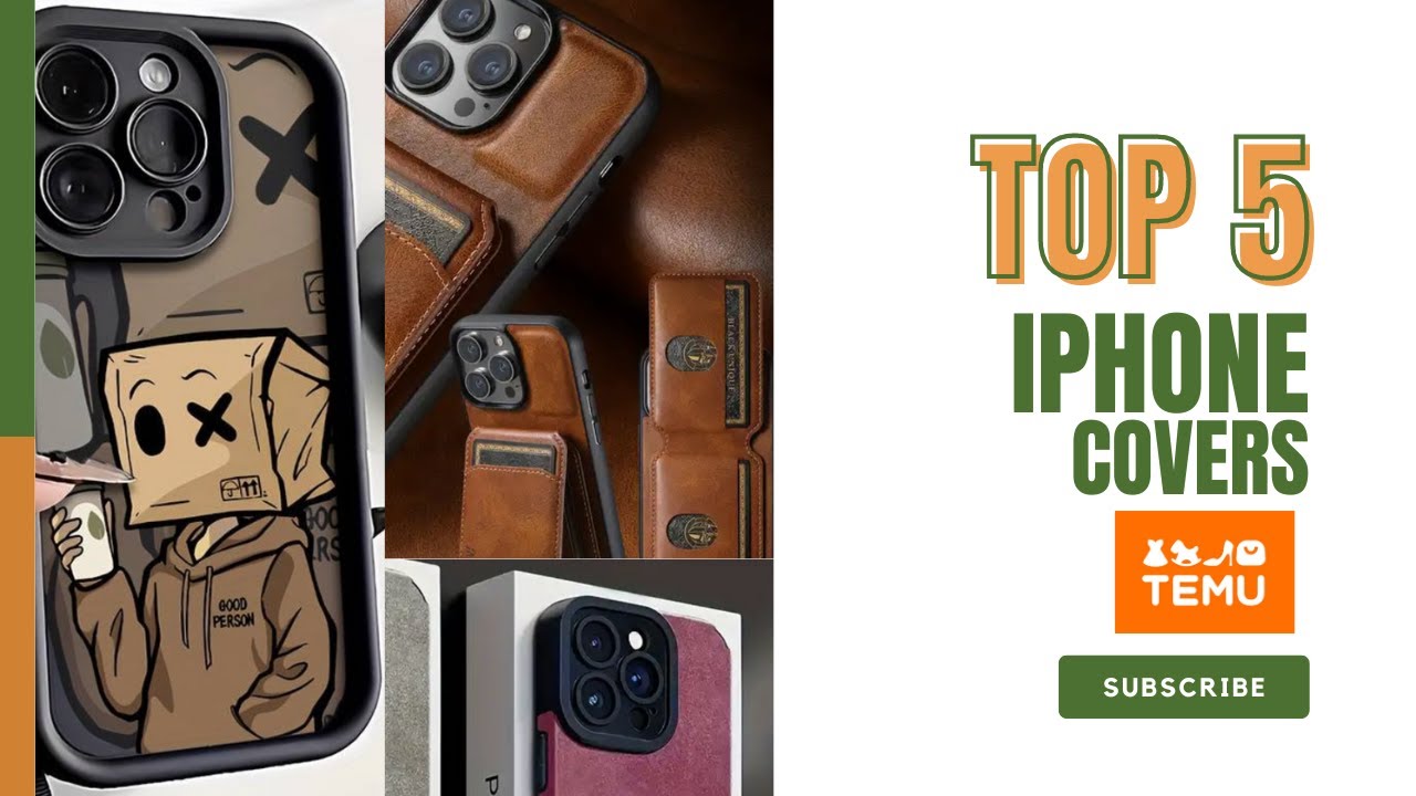 Top 5 iPhone Phone Covers to buy on Temu | Shop on Temu - YouTube