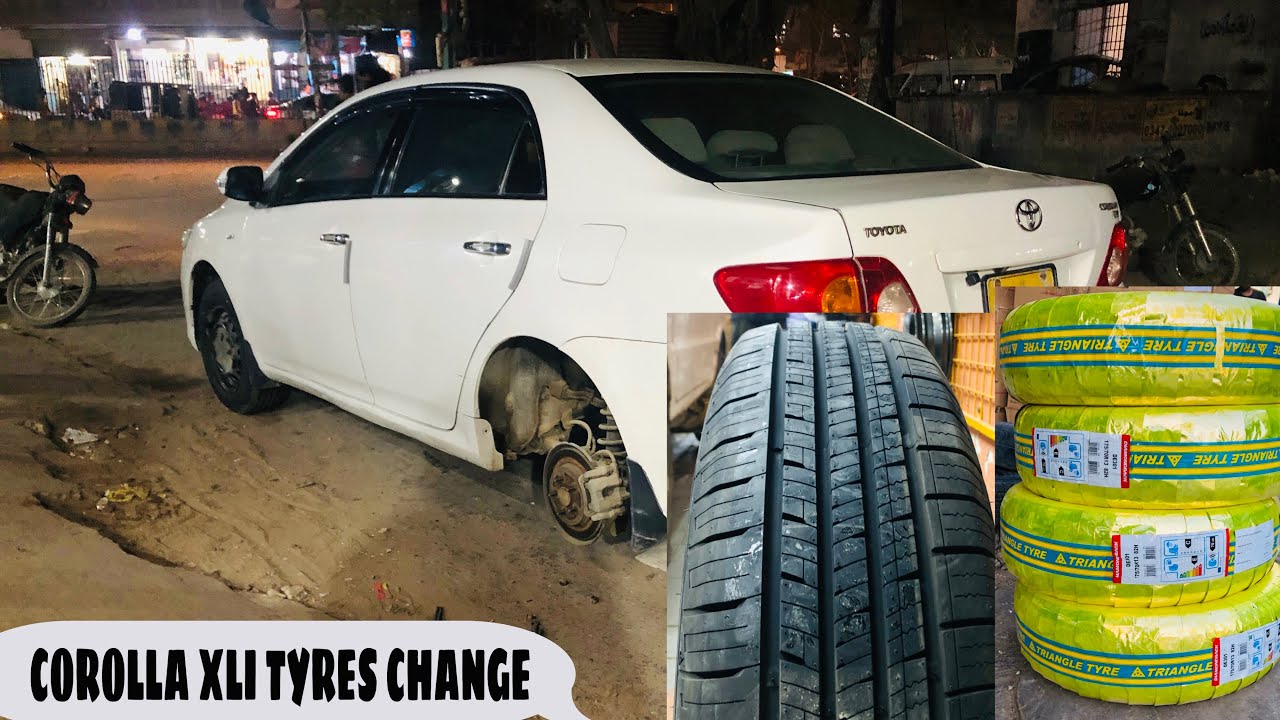 Prinx (HIGH CITY HH2 ALL SEASON) 195/65R15 COROLLA XLI TYRES CHANGE ...