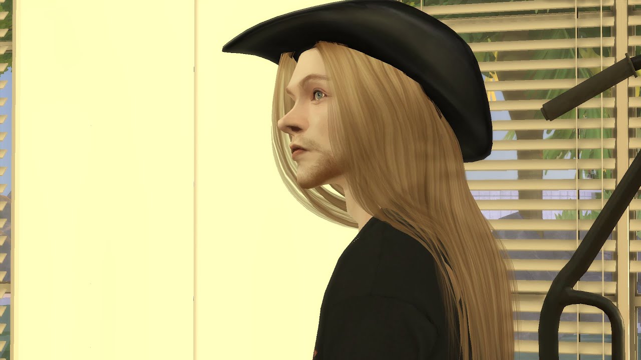 The Sims 4 | Axl Rose without a long beard | Эксл Роуз без длинной ...