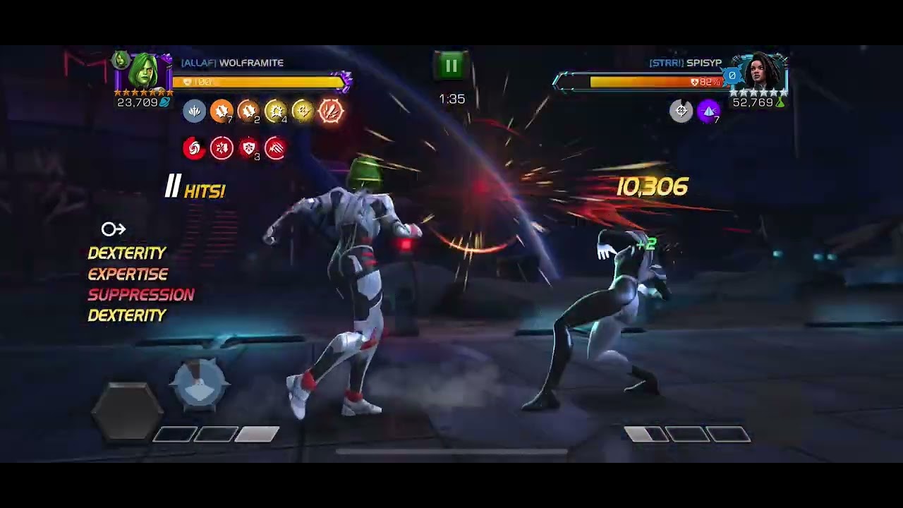 MCoC Gamora vs Photon in Battlegrounds (basically nothing meta) - YouTube