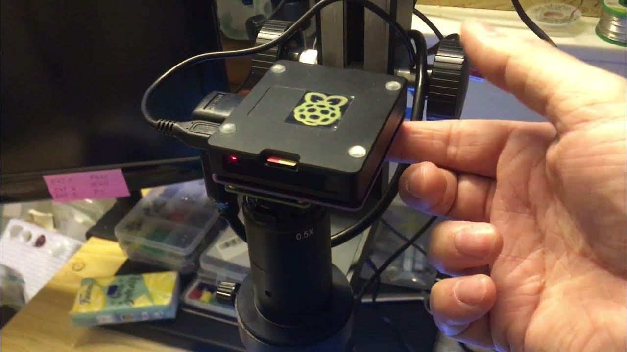 DIY Raspberry Pi 3A+ and RPI HQ camera electronic microscope part 1 - YouTube