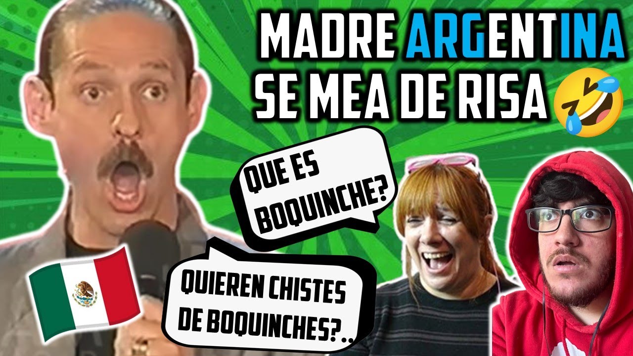 MADRE ARGENTINA DESCUBRE que es SER BOQUINCHE y se MEA DE RISA con TEO ...