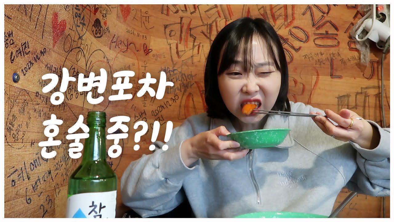 Vlog 파묘보고 포장마차 혼술😵💫 먹방 브이로그강변포차 철거 11호점 제육구이 Youtube