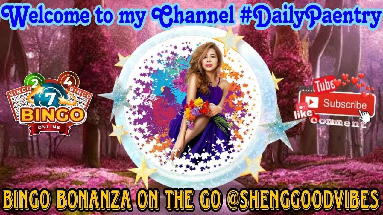 #20 Paentry for weekly raffle with bingo bonanza on the go - YouTube
