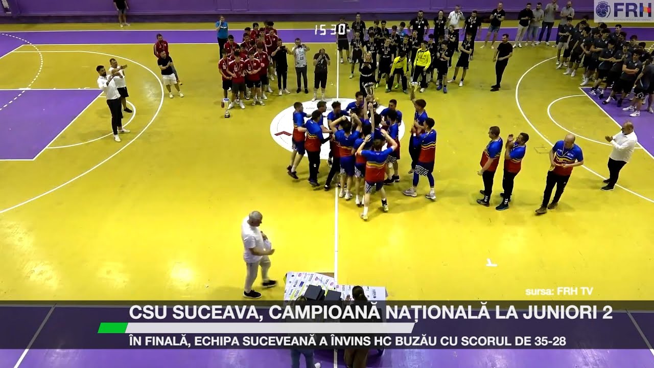CSU Suceava, campioană națională la Juniori 2 - YouTube