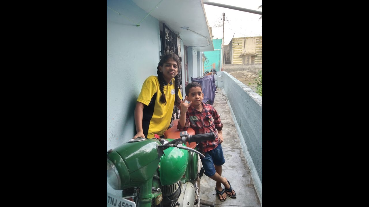 #JAWA STARTING VIDEO #LITTLE BOY, 6 year old boy try to start 1971 ...