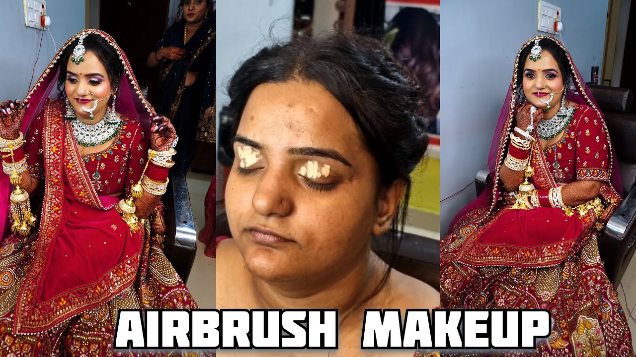 Airbrush Makeup step by step | Makeup tutorial | Long lasting ...