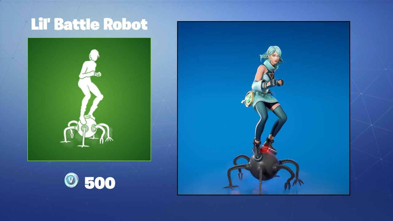 Lil' Battle Robot | Fortnite Emote - YouTube