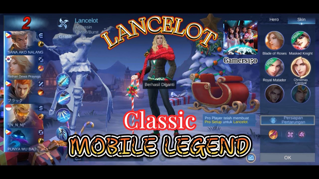 Mobile Legend For Beginner || Classic - Hero Lancelot - YouTube