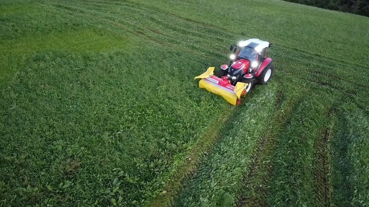 5. Schnitt am Funtnatscherhof in Völs am Schlern😁💪(Linder Lintrac100 ...