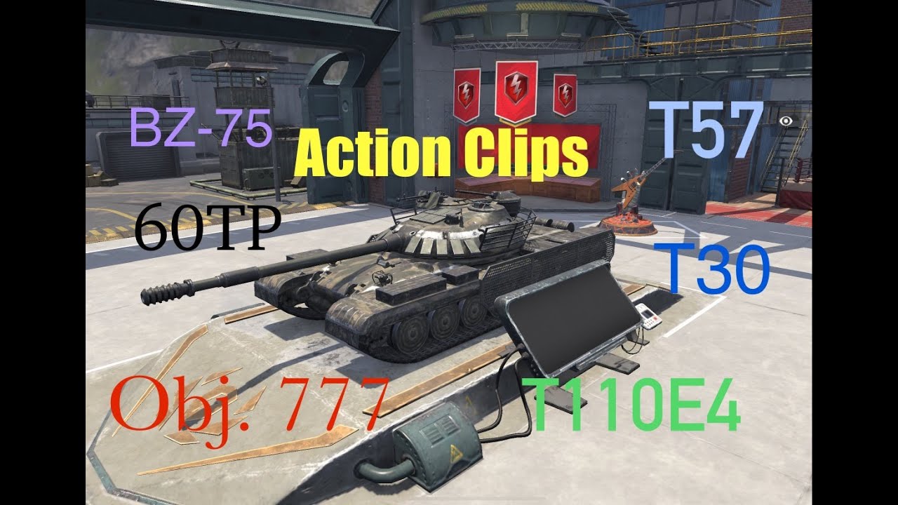 WoT Blitz Action Clips Ammo Racks Fires & More! - YouTube
