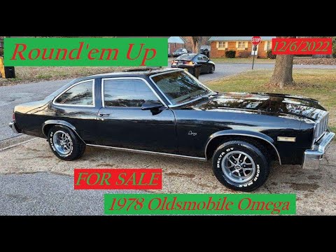 FOR SALE 1978 Oldsmobile Omega - YouTube