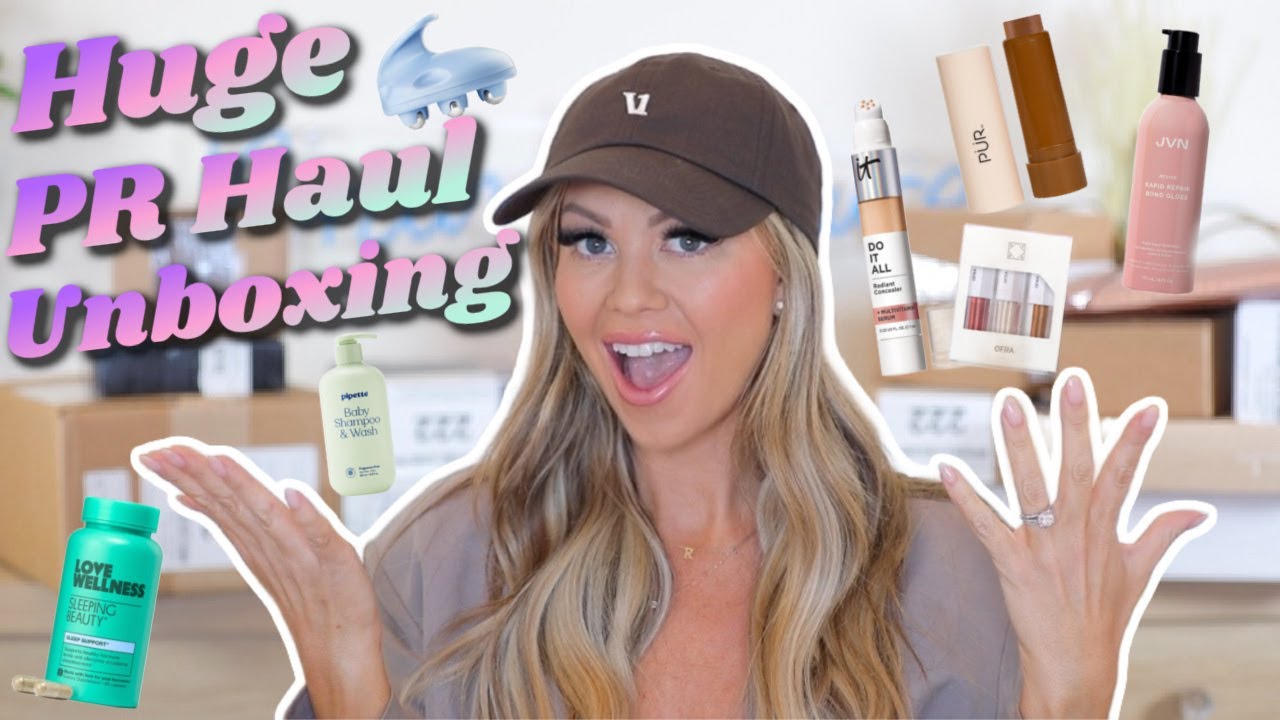 HUGE PR HAUL UNBOXING! | WHAT'S NEW IN BEAUTY - YouTube