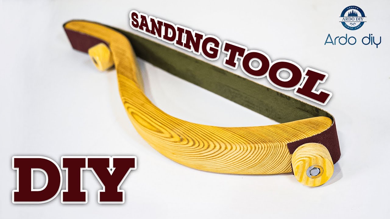 How To Make a Bow Sander - DIY sanding tool - YouTube