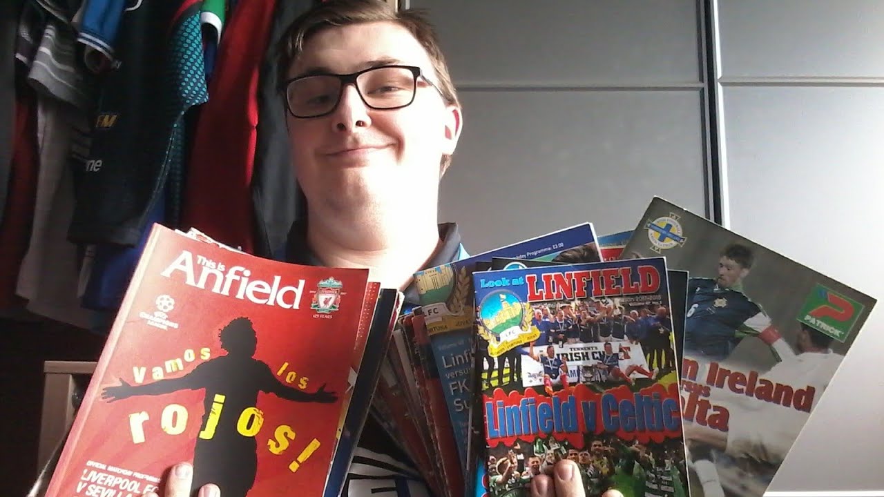 My football match programme collection - YouTube