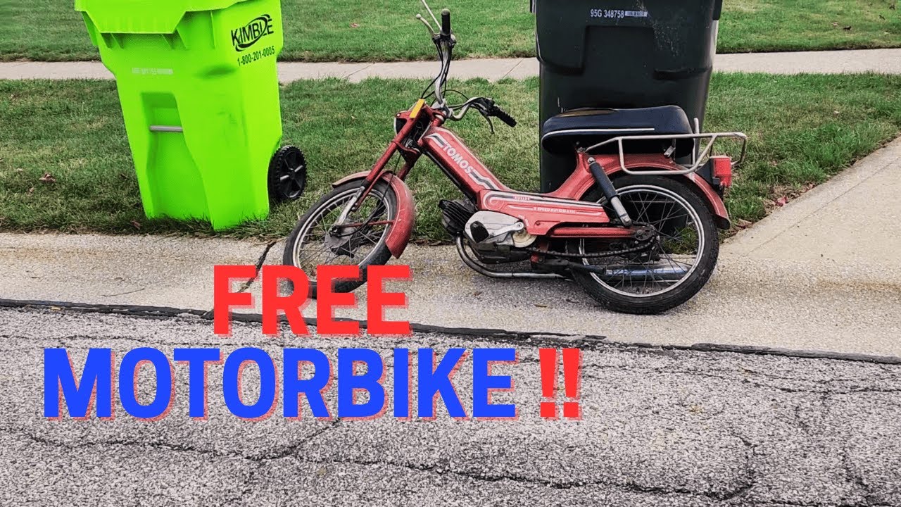 Trash Picking & Scrapping - I Found A Old Motorbike On Trash Day For ...