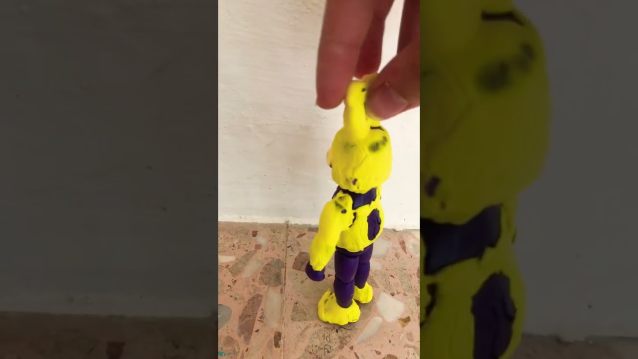 Fnaf Spring Bonnie action figure (custom) - YouTube
