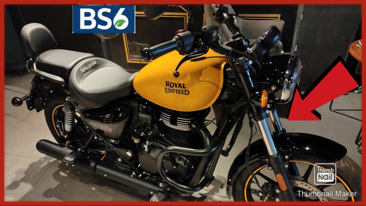 Royal Enfield Meteor 350 | Fireball | Yellow | Bs6 | 2021| Review In ...