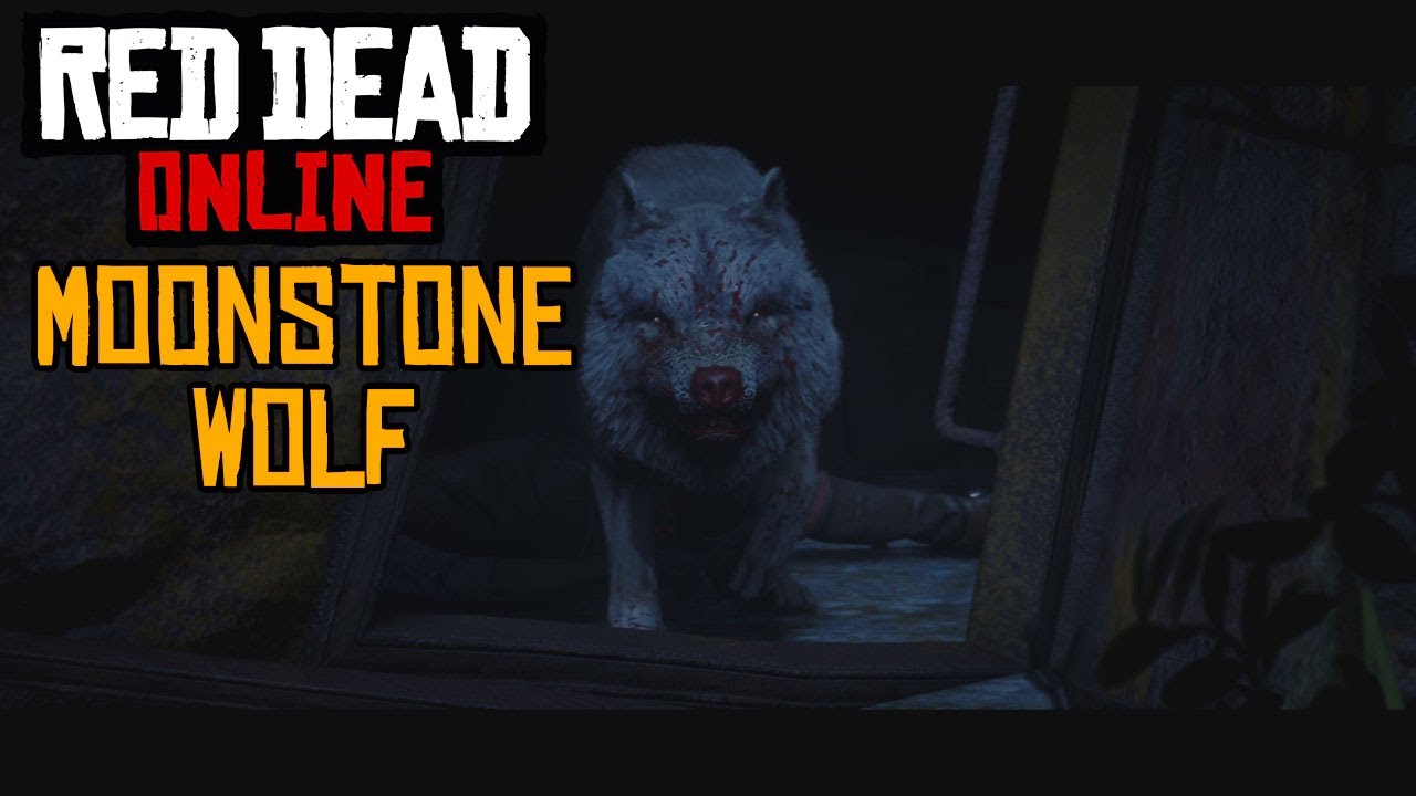 Red Dead Online Legendary Moonstone Wolf! - YouTube