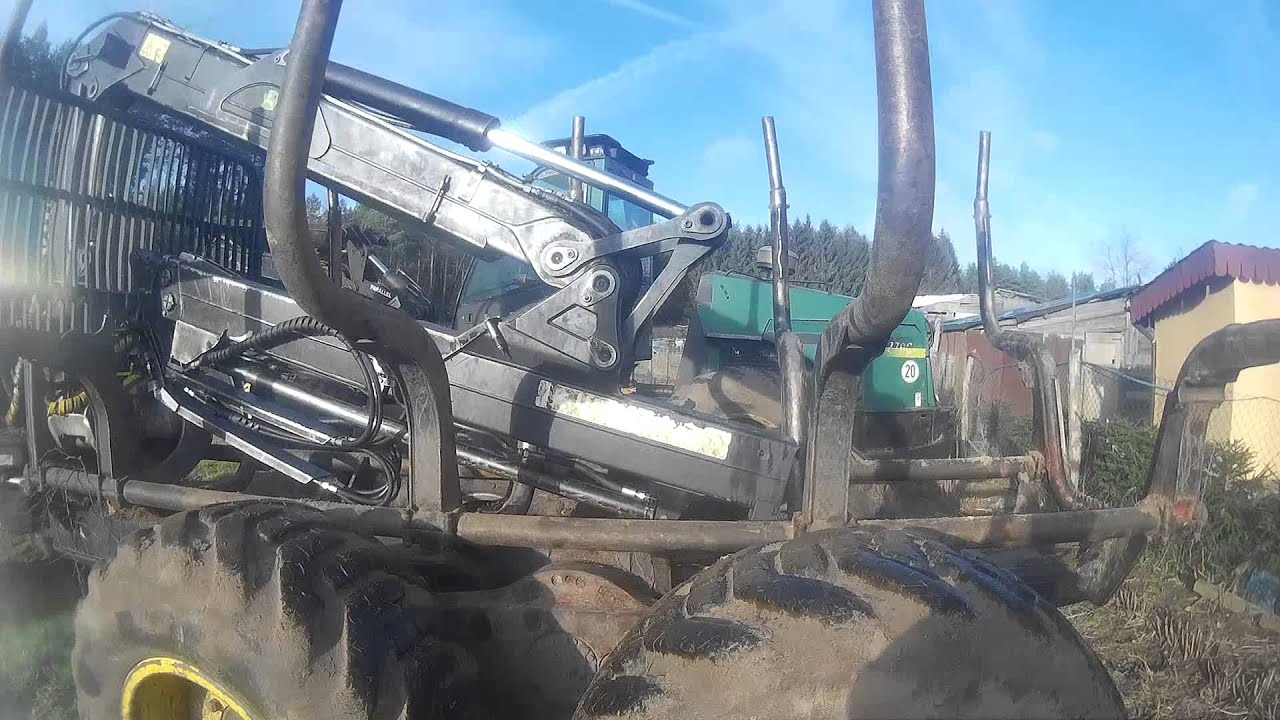 Harvester 1270 + Timberjack 1010 - YouTube
