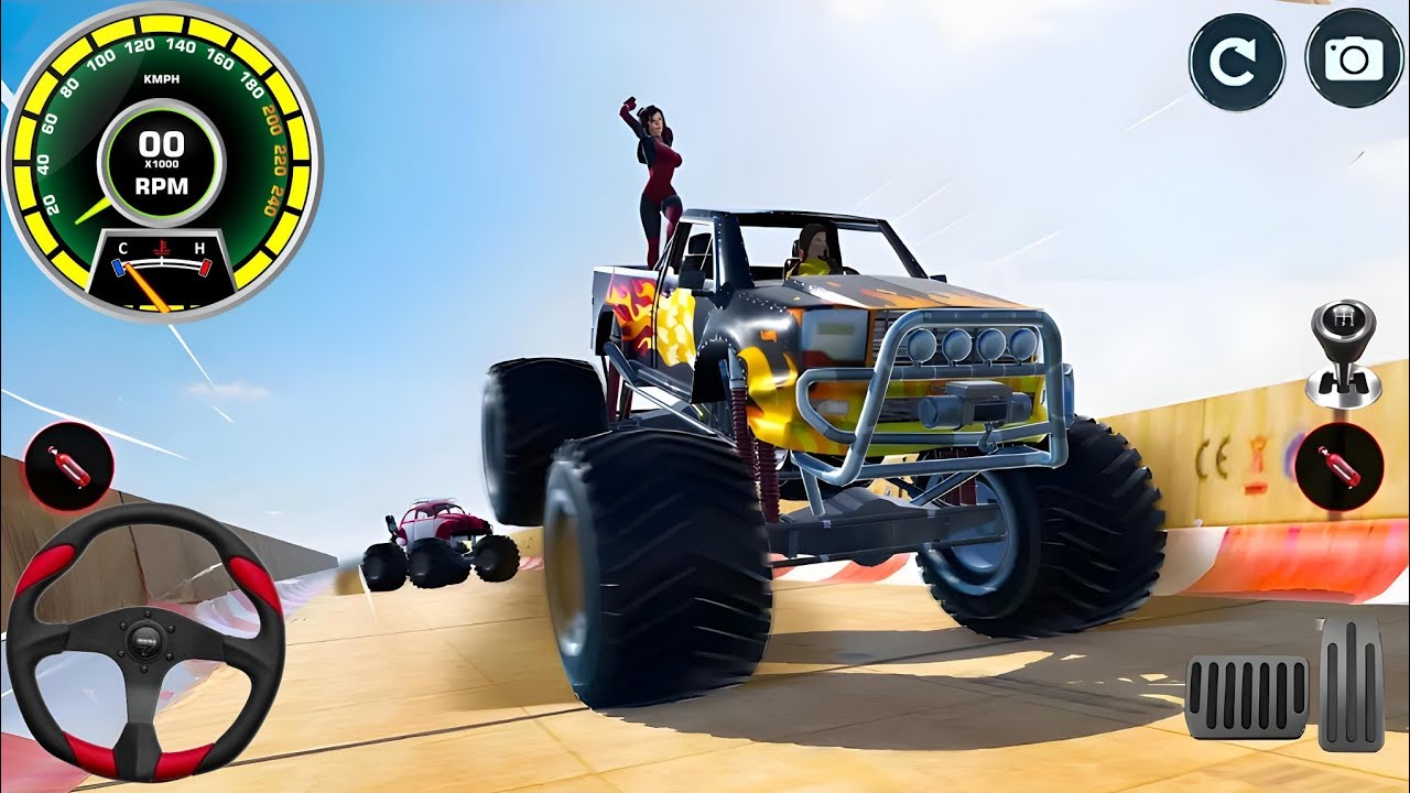 Monster Car Driving Game 3D - Monster Car Driving Simulator || Android ...
