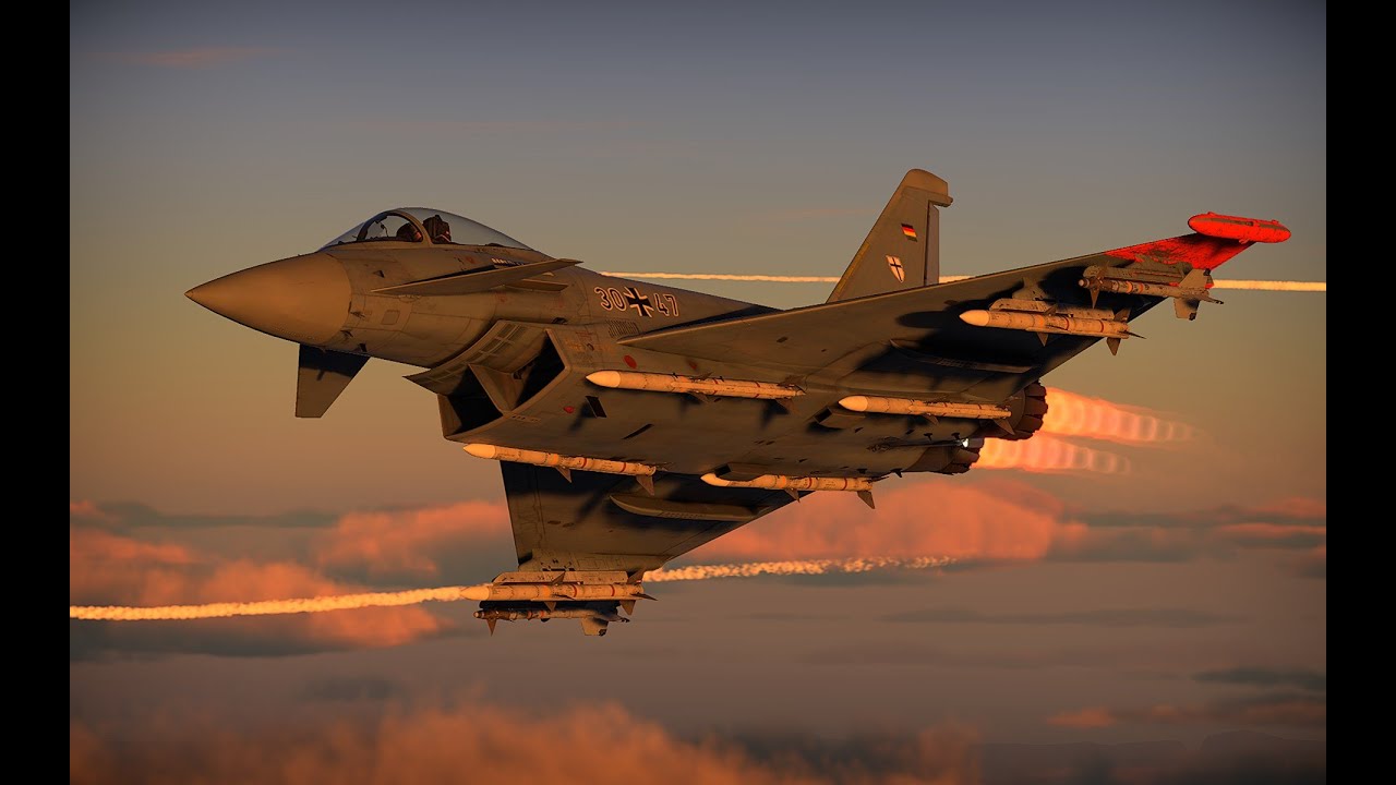 War Thunder | EF-2000 BVR monster, SU-27SM Flanker cant keep up. - YouTube