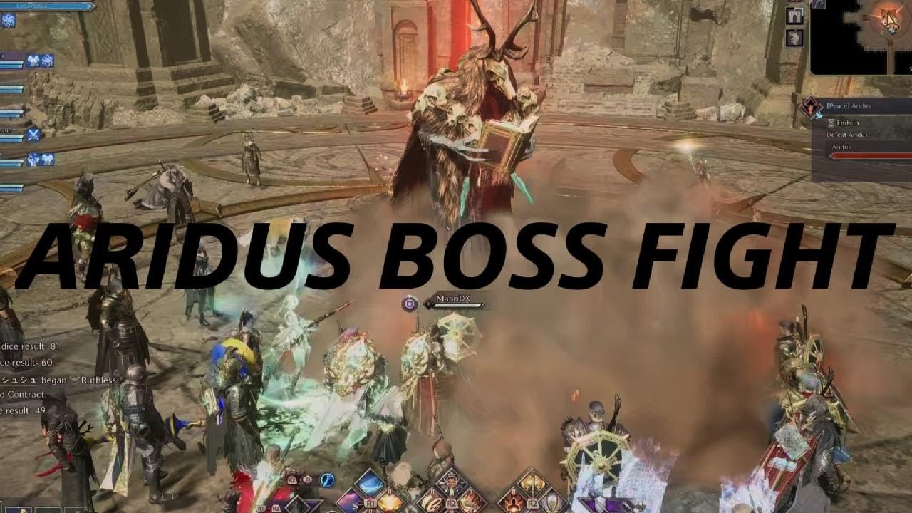 Throne And Liberty ARIDUS BOSS FIGHT - YouTube