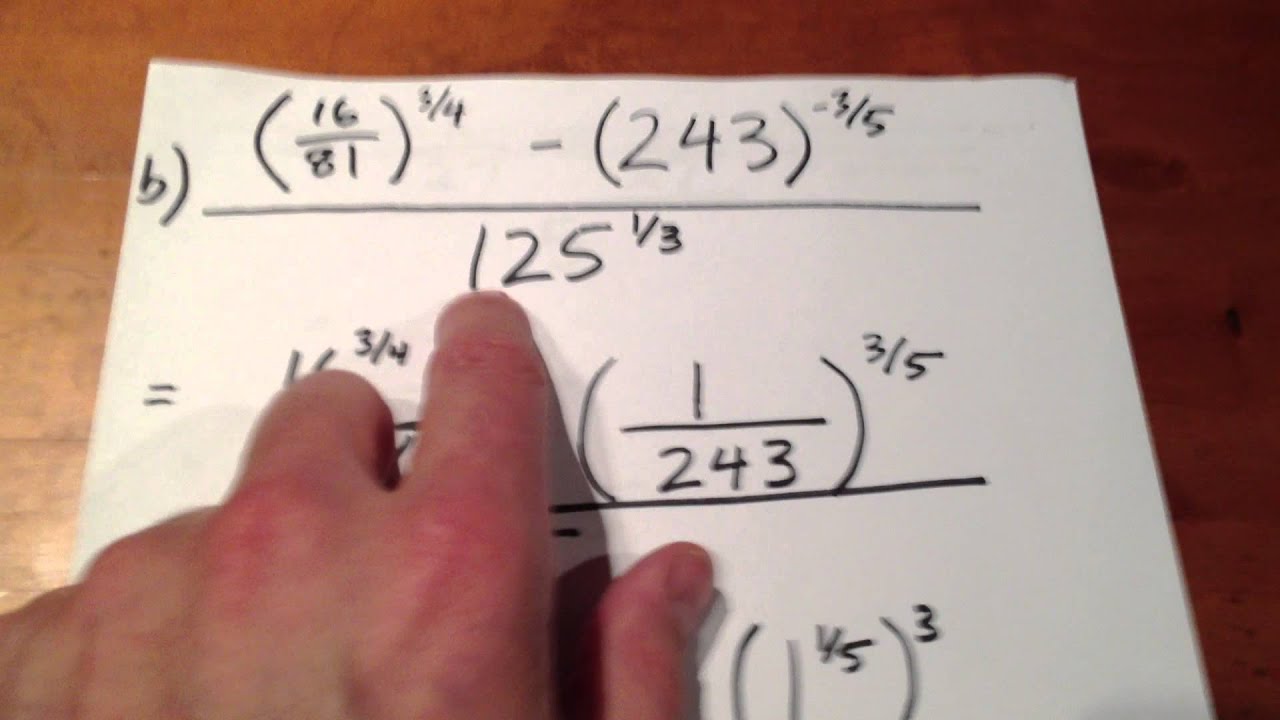 Evaluate Rational Exponents Ex 2 Of 4 YouTube evaluate-rational-exponents-ex-2-of-4-youtube