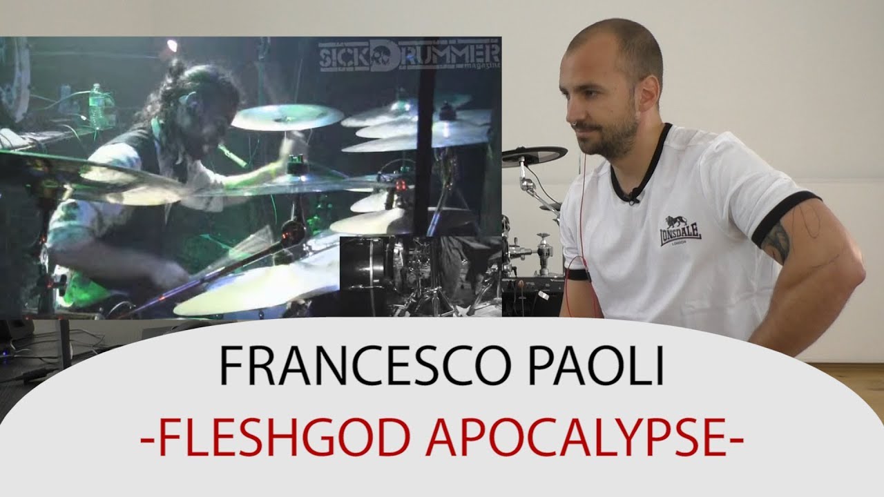 Drum Teacher Reacts to Francesco Paoli - Drummer of Fleshgod Apocalypse ...