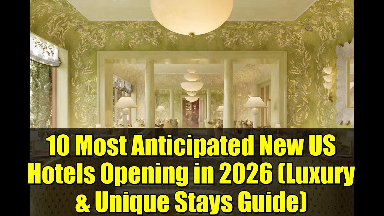 10 Most Anticipated New US Hotels Opening in 2026 (Luxury & Unique ...