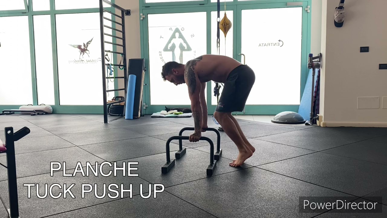 PLANCHE - tuck push up - YouTube